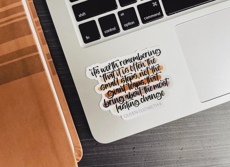 Queen Elizabeth II Sticker Die Cut Vinyl Decal Laptop - Etsy
