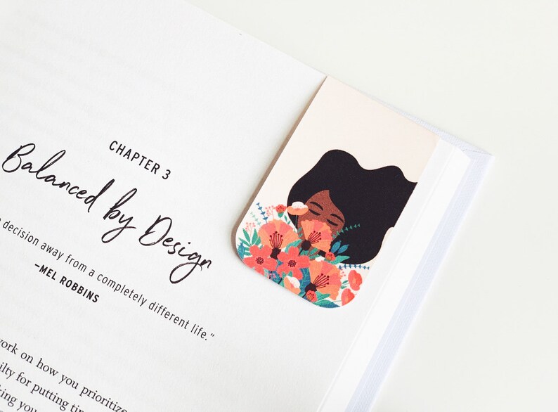 Beauty | Magnetic Bookmark | Laminated | Book Lover | Planner Page ...
