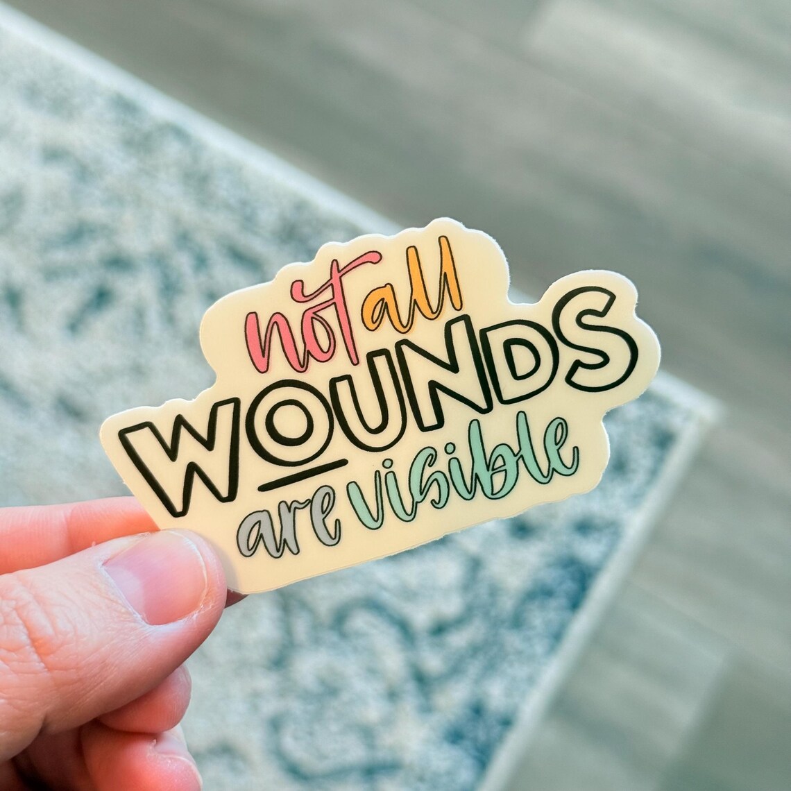Wounds | Die Cut Vinyl Sticker | Decal | Waterproof | White Background ...