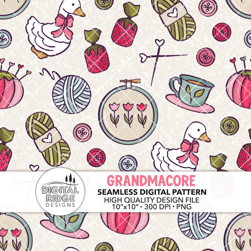 Grandmacore Sewing Pattern - Etsy