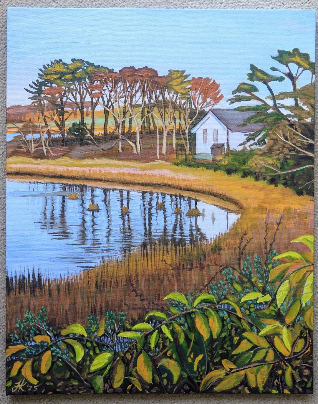 41 X 51 Cm - Cape Cod - Oil on Canvas - Etsy