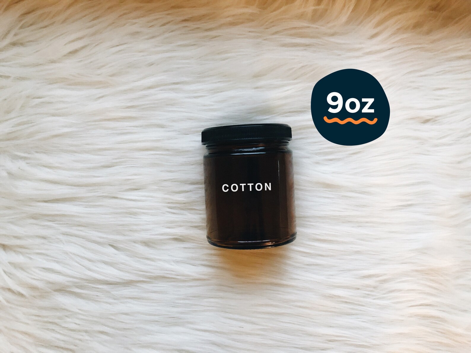 Amber Glass Cotton Jar 9oz Cotton Ball Jar Glass Cotton - Etsy