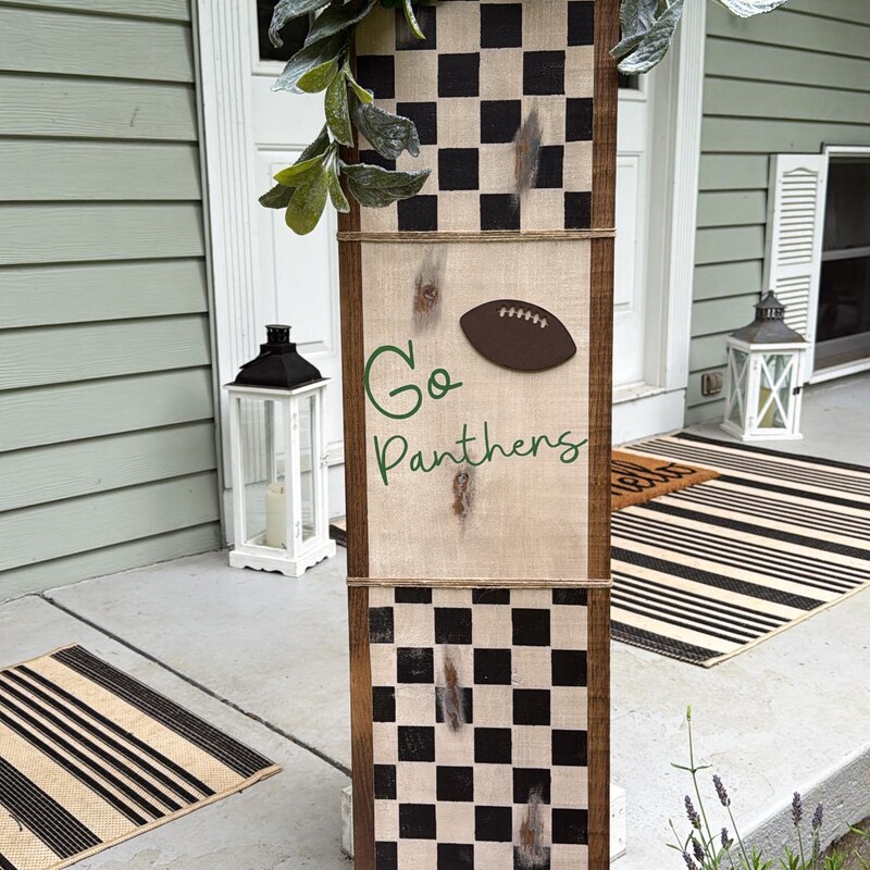 Football Porch Sign - Etsy