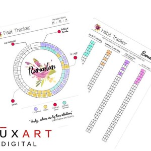 Printable Ramadan Journal Floral Design - 20 Page Journal - Islamic ...