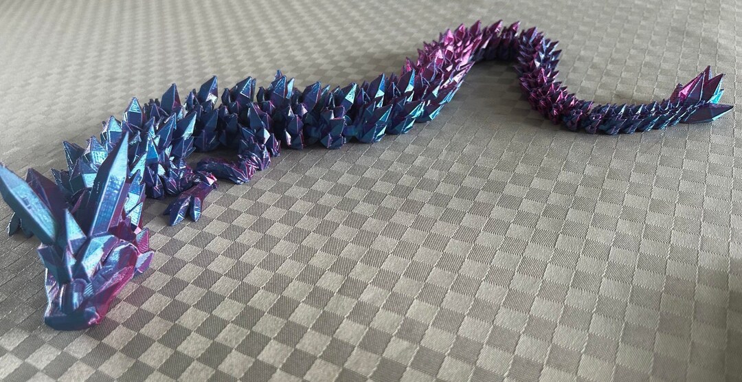 Large Articulated Crystal Dragon - Etsy