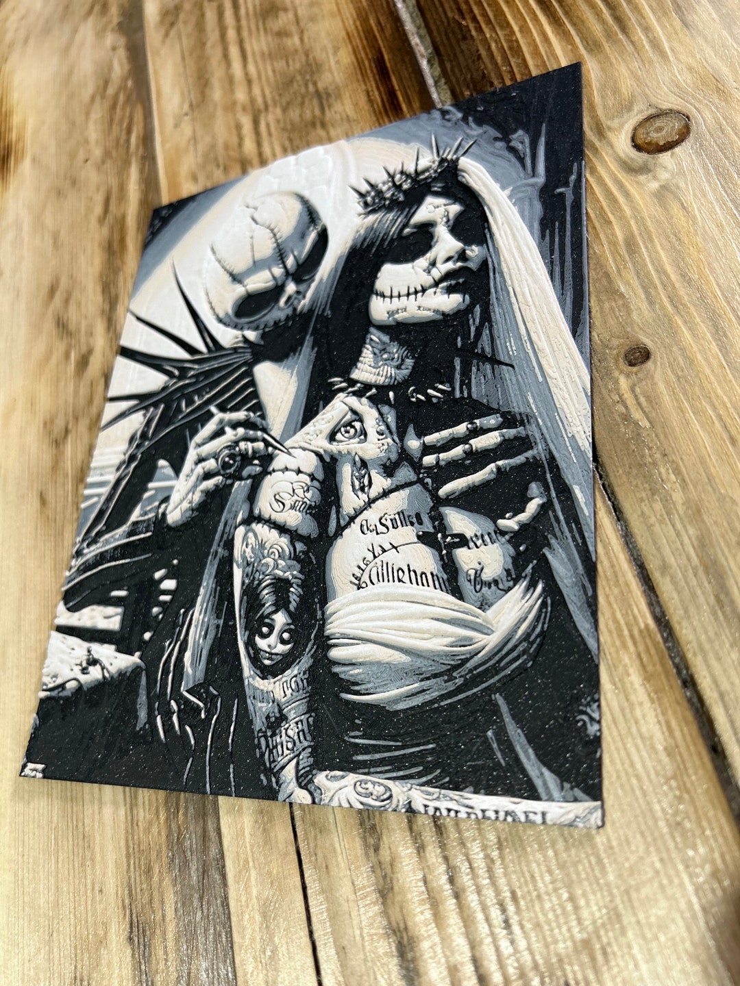 Nightmare Before Christmas Hueforge Print - Etsy