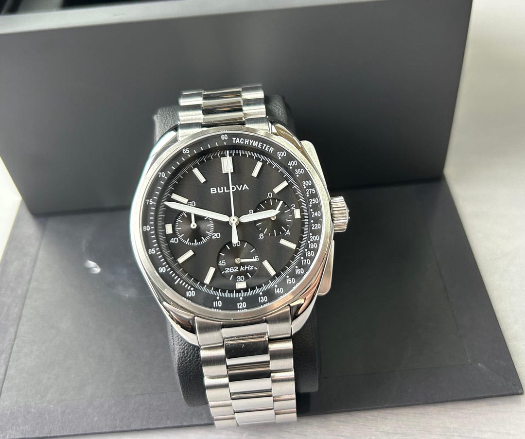 Lunar Pilot Watch Black Dial Men's Gift Birthday Gift for Father's Gift ...