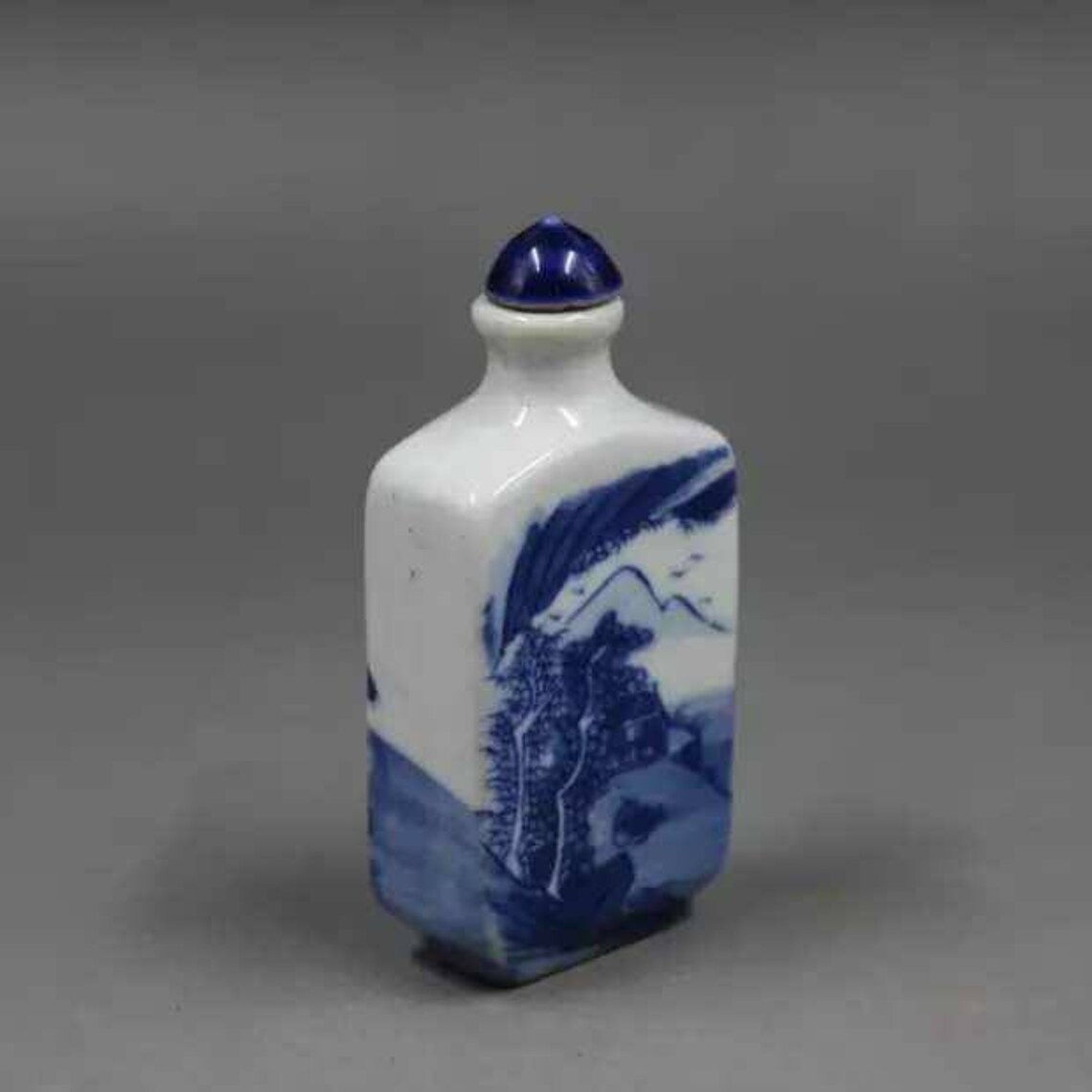 Qing Dynasty Minguo Style Blue and White Porcelain Snuff - Etsy