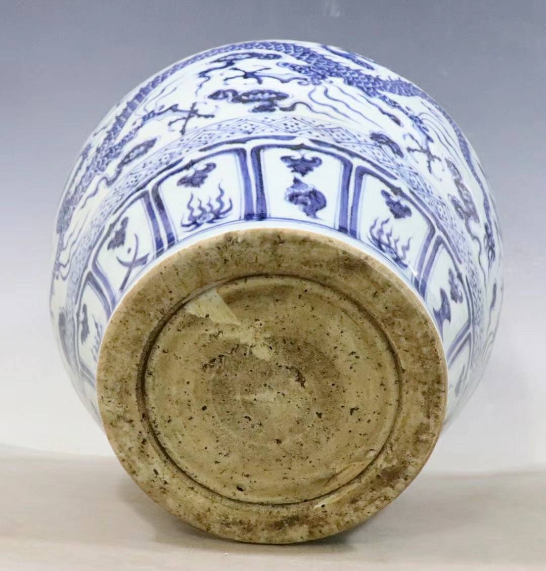 57 Cm Height Yuan Dynasty Guan Ware Style Blue and White - Etsy