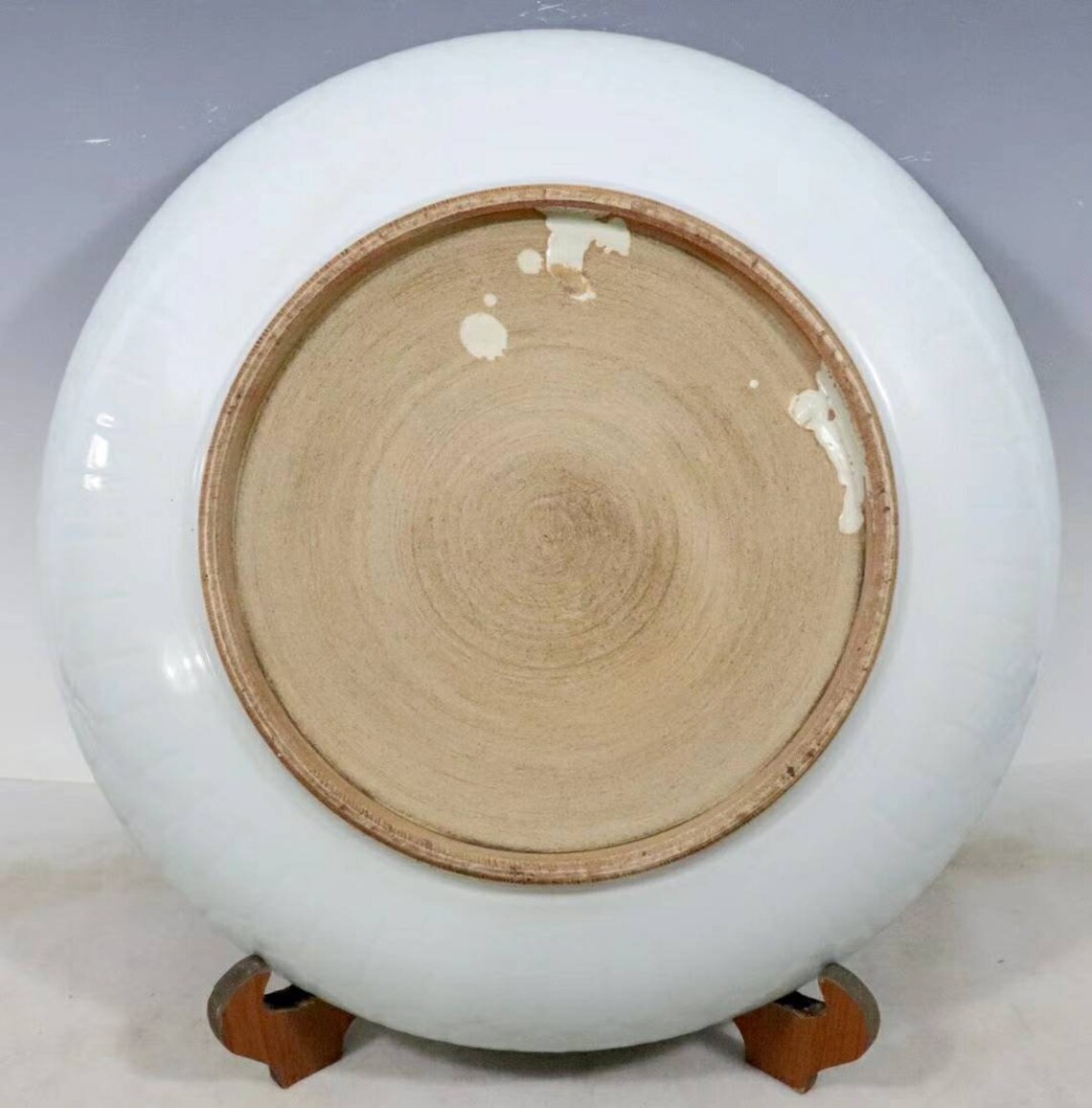 45 Cm Diameter Yuan Dynasty Guan Ware Style Blue and White | Etsy