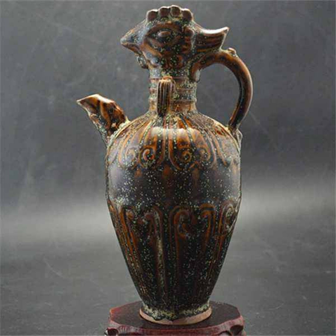 Five Dynasty Yue Ware Style Porcelain Celadon Phoenix Head - Etsy