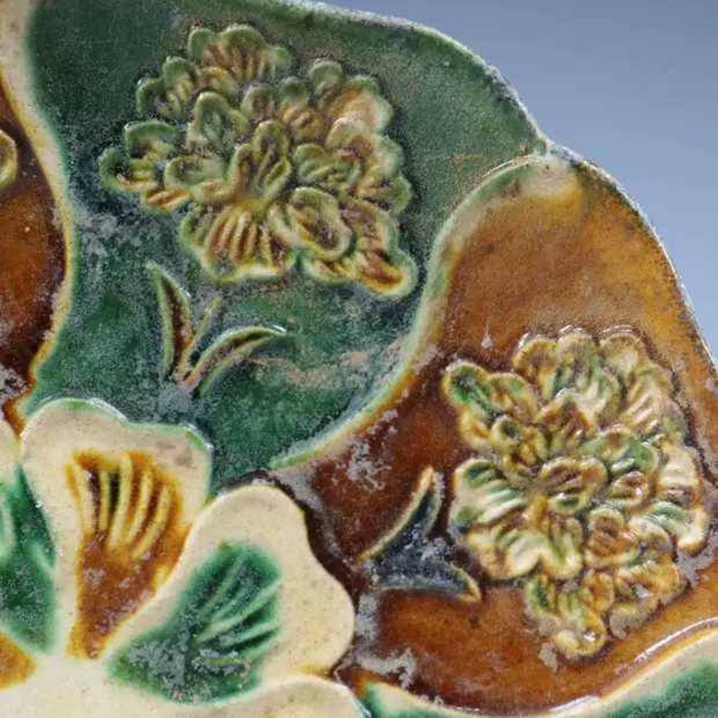 Tang Dynasty Style Three Colours Tangsancai Sancai Porcelain Plate,dish ...