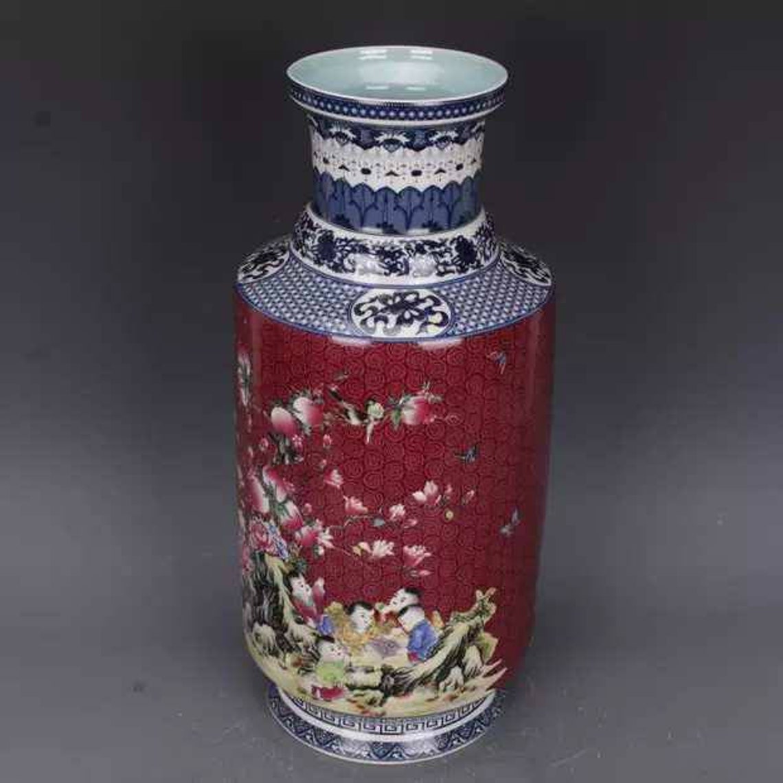 Qing Dynasty Qianlong Style Colour Enameled Falangcai - Etsy