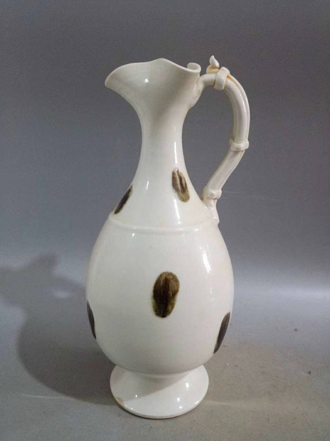Tang Dynasty Xing Ware Style Porcelain White Glaze With Brown - Etsy
