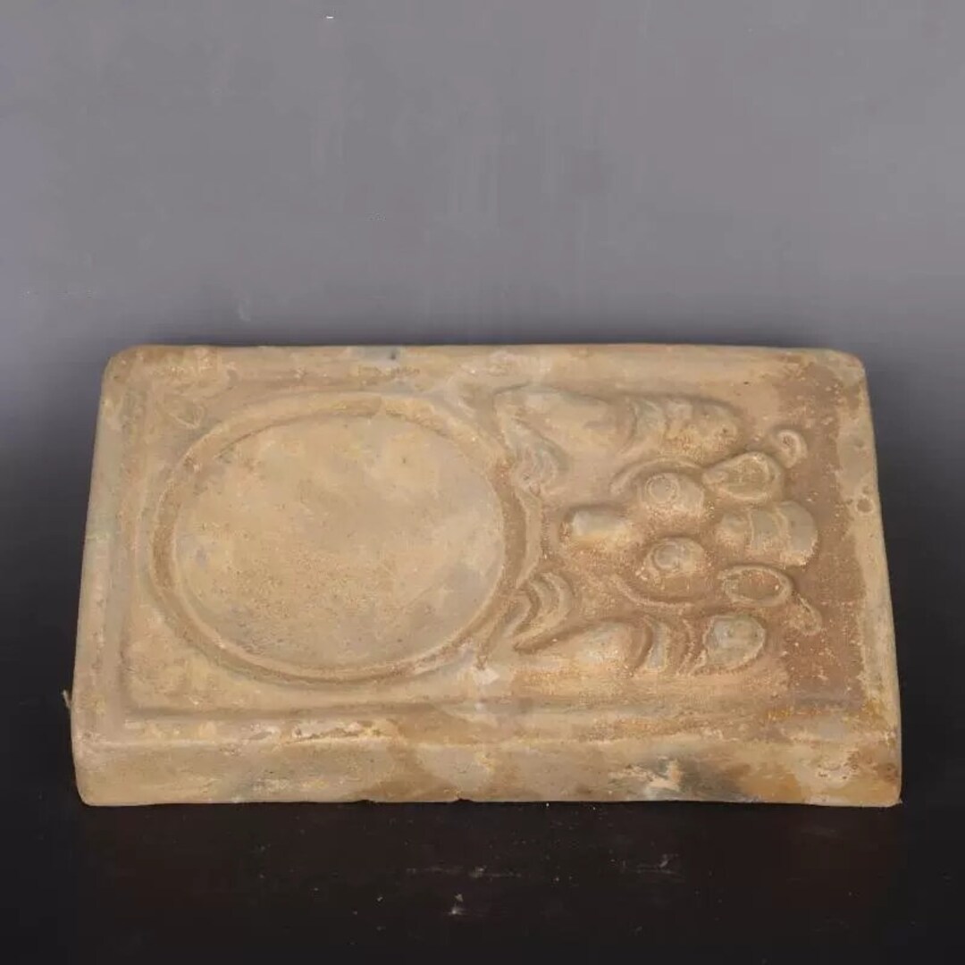 Vintage Chinese Porcelain Inkstone,chinese Jin Dynasty Yue Ware Celadon ...