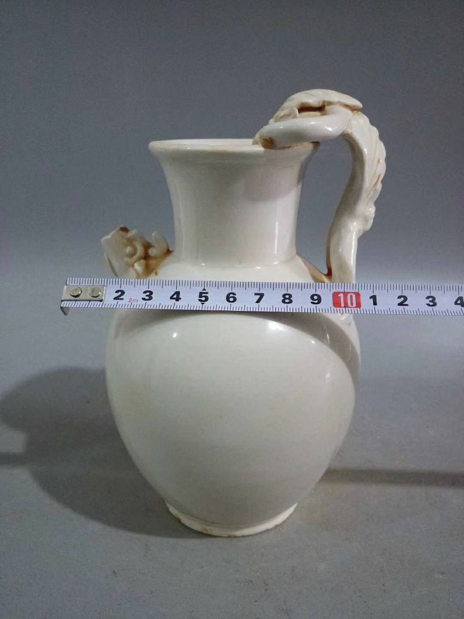 Tang Dynasty Xing Ware Style Porcelain White Glaze Flagon,wine Pot,rare ...