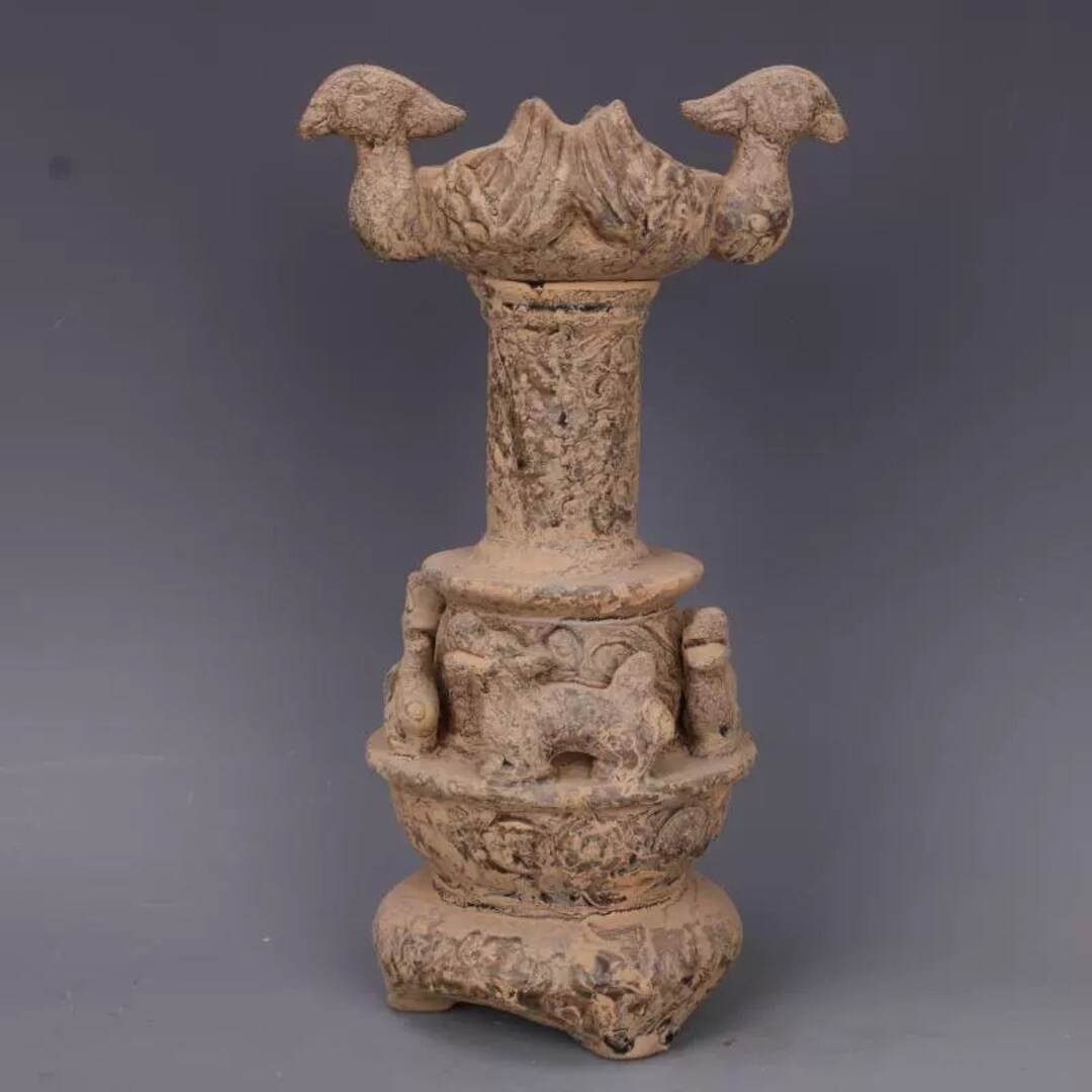 Vintage Chinese Porcelain Phoenix Statue Oil Lamp,chinese Jin Dynasty ...