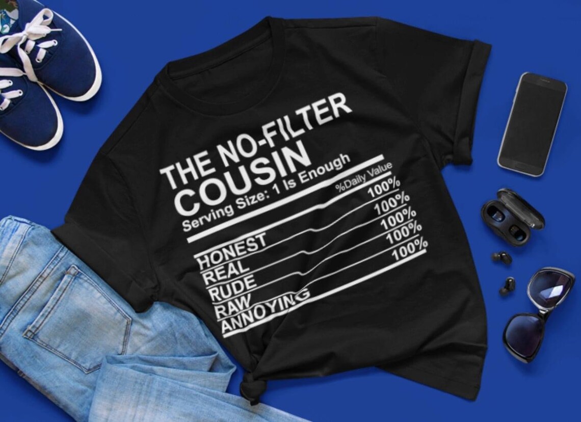 Cousins - Nutritional Facts - Etsy