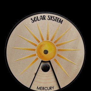 Wooden Toys Christmas Gift Rotating Solar System and Moon Phases ...