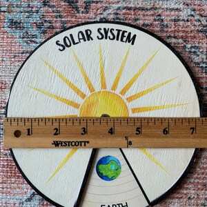 Wooden Toys Christmas Gift Rotating Solar System and Moon Phases ...