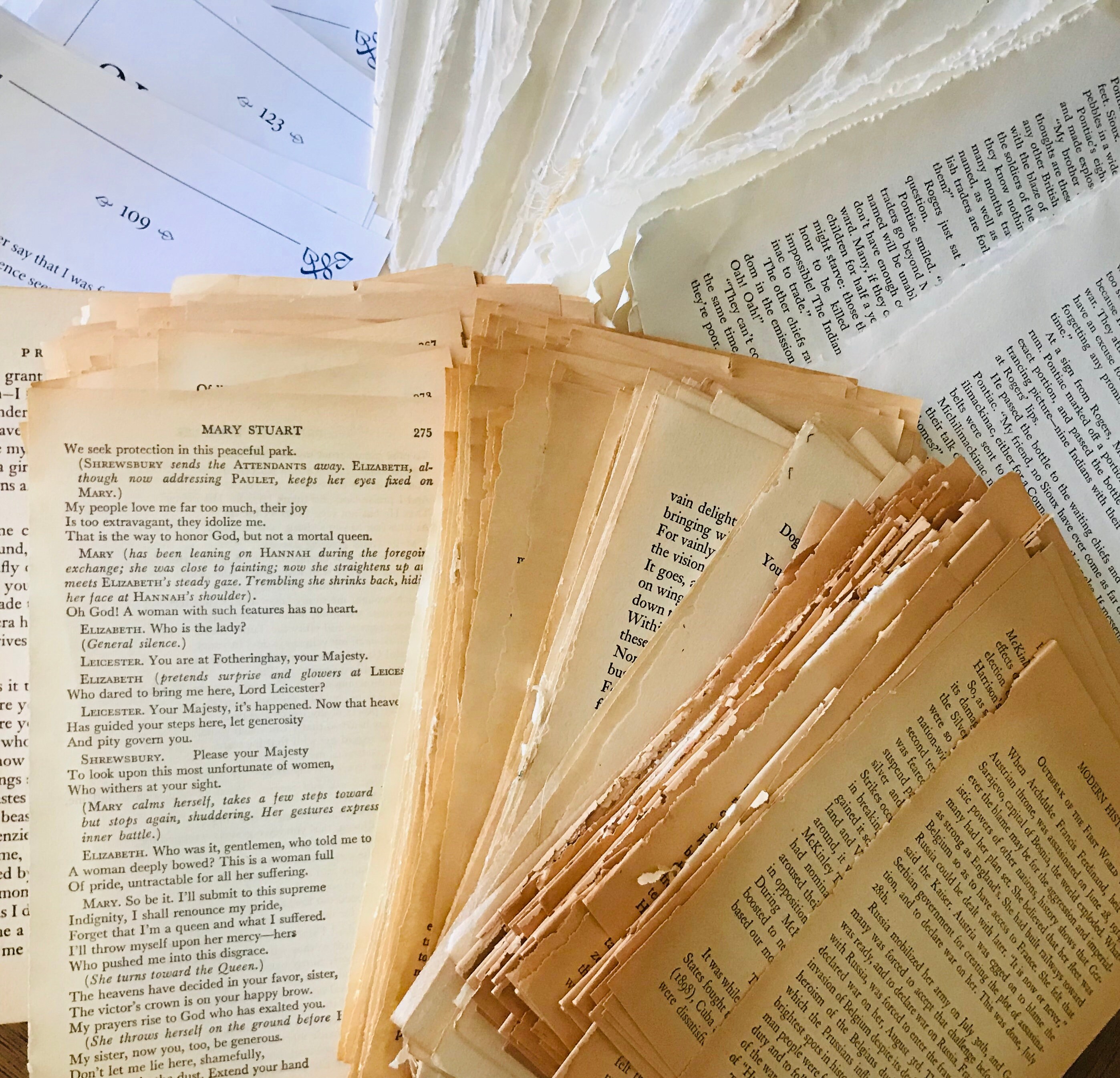 500 Pages of Vintage Book Page Bundles | Etsy