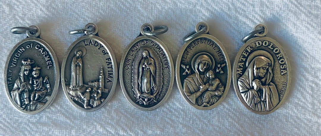 Varias Our Lady Medals Mary Medals - Etsy