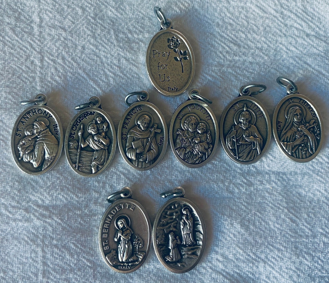 Variety Catholic Saints Medals - Etsy