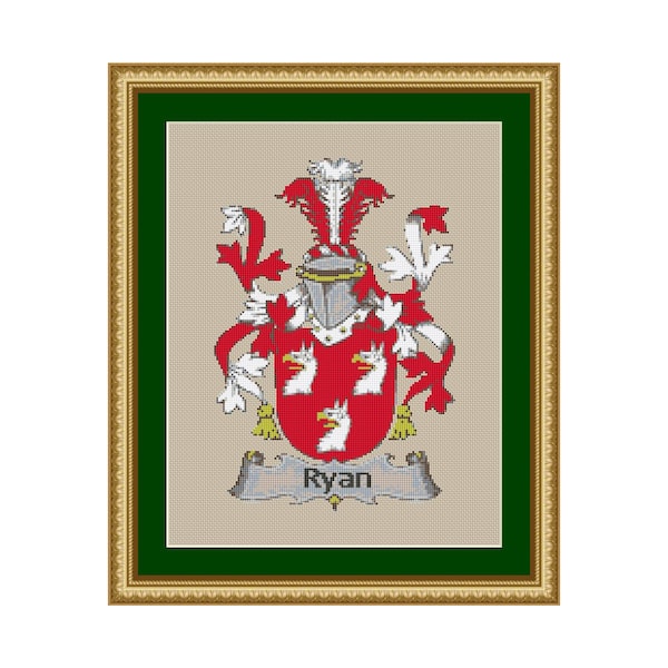Ryan Coat of Arms - Etsy