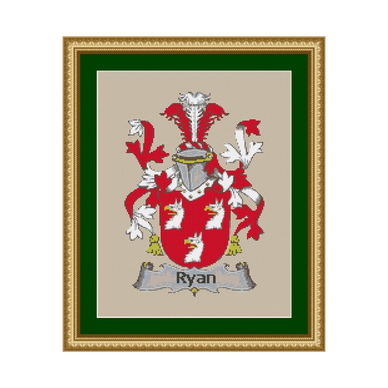 Ryan Coat of Arms - Etsy