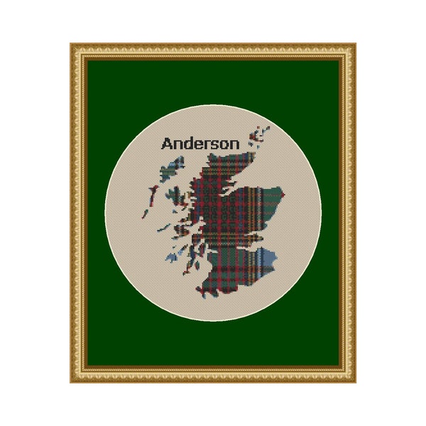 Scottish Clan Cross Stitch - Etsy