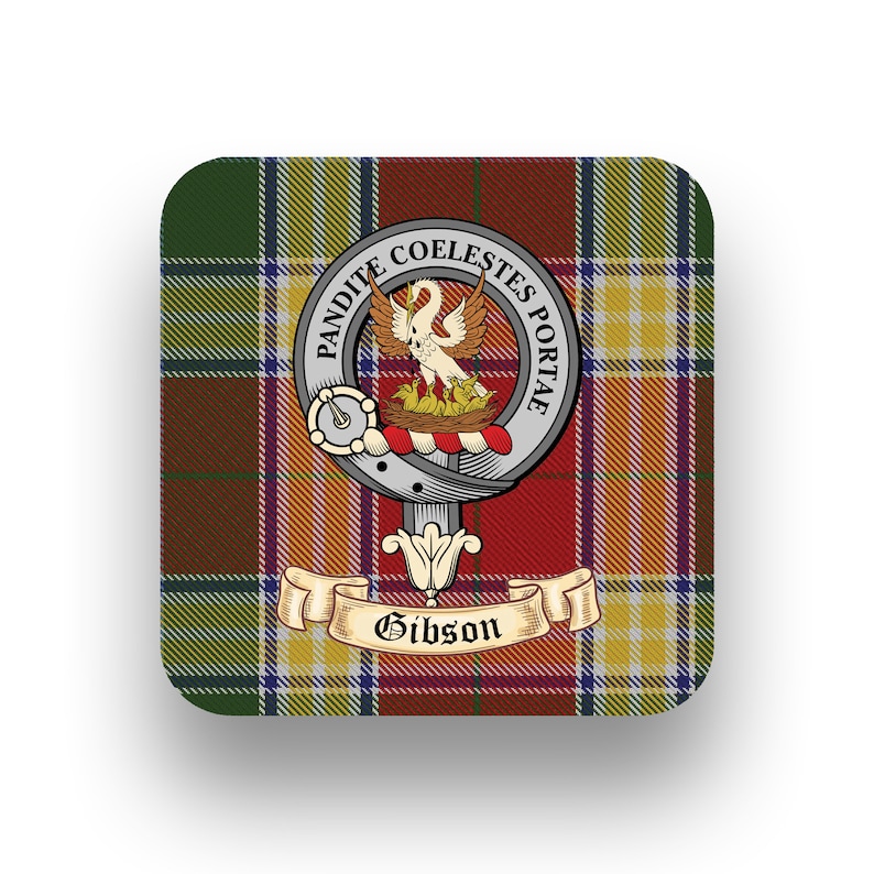 Gibson Scottish Clan Coaster Gift Set - Set of Four - Etsy