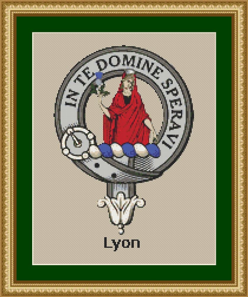 Lyon Scottish Clan Crest Cross Stitch Pattern - Etsy