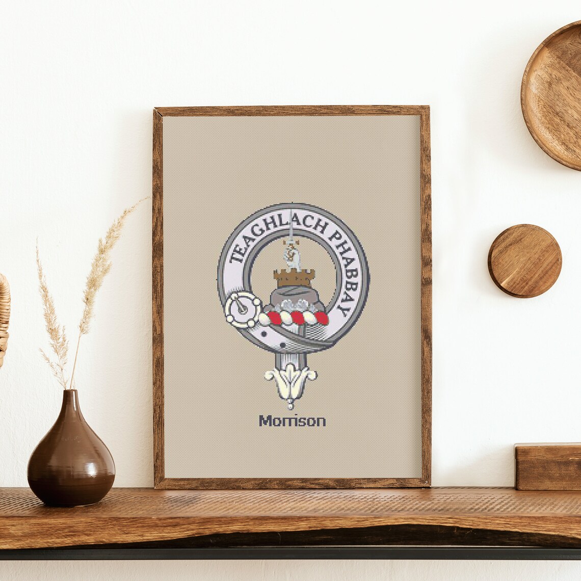 Morrison Scottish Clan Cross Stitch Pattern - Etsy