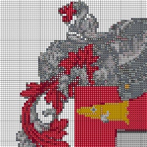 Geddes Scottish Clan Coat of Arms Cross Stitch Pattern - Etsy