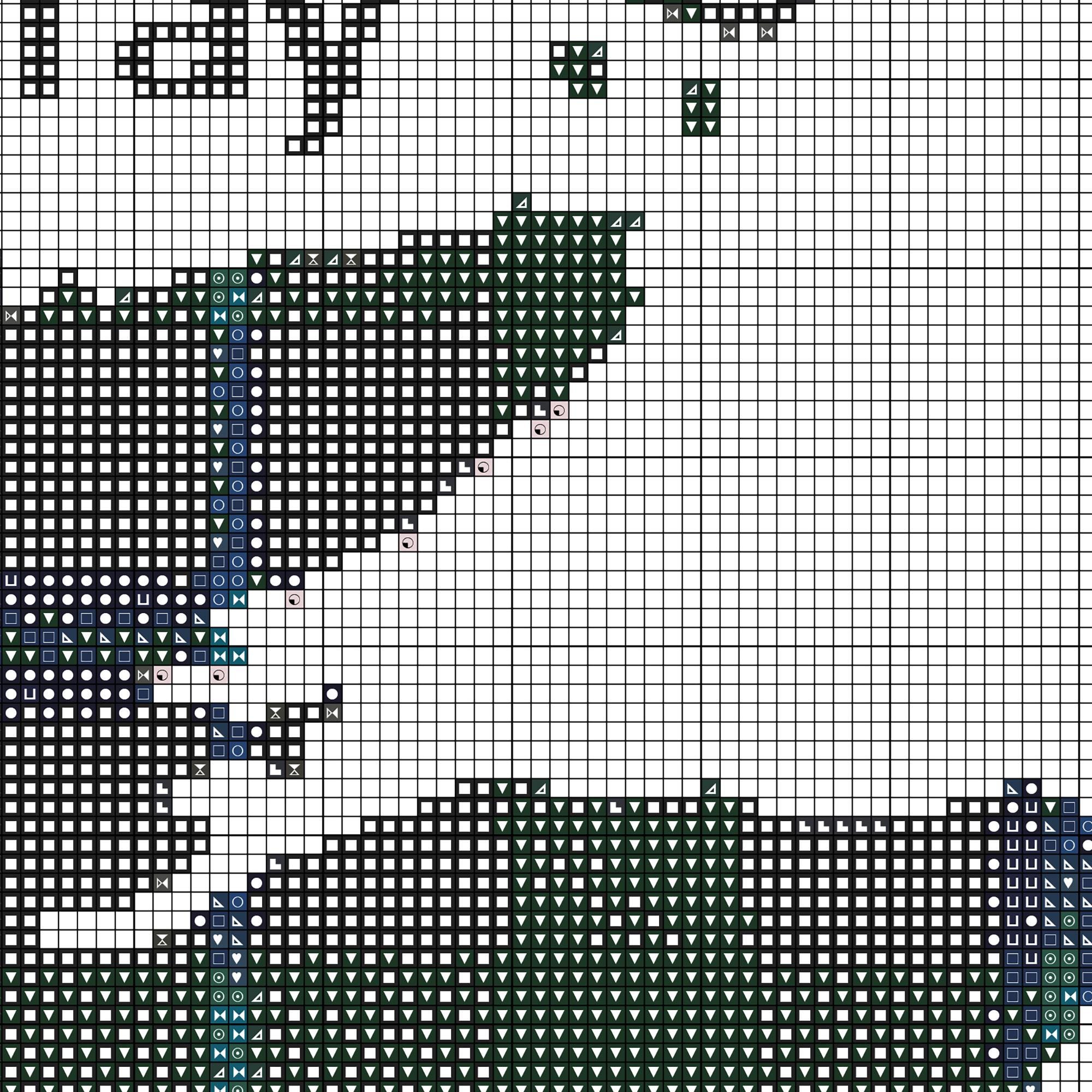 Scotland Map With Murray Scottish Clan Tartan Cross Stitch Pattern ...