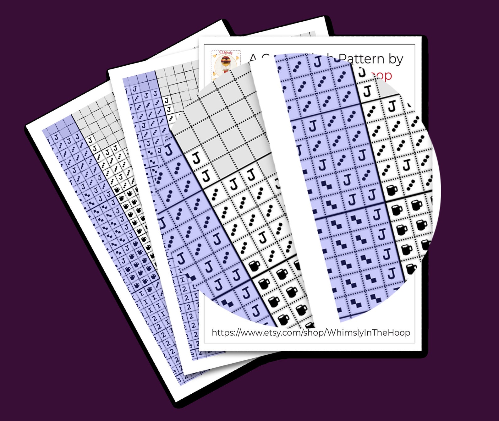 Scotland Map With Robertson Scottish Clan Tartan - Cross Stitch Pattern ...