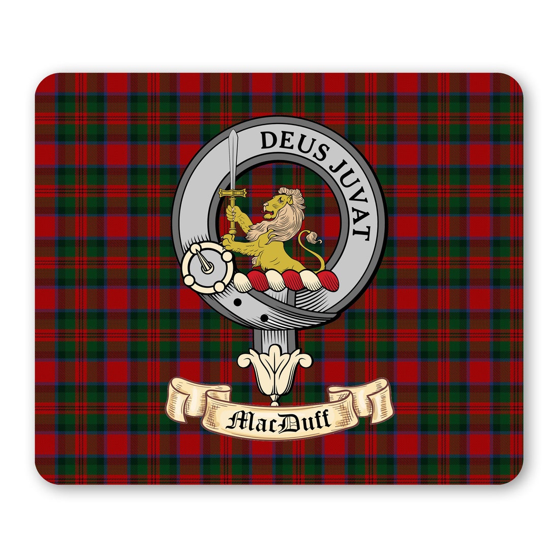 Macduff Scottish Clan Crest Mouse Pad: Tartan Heritage Gift - Etsy