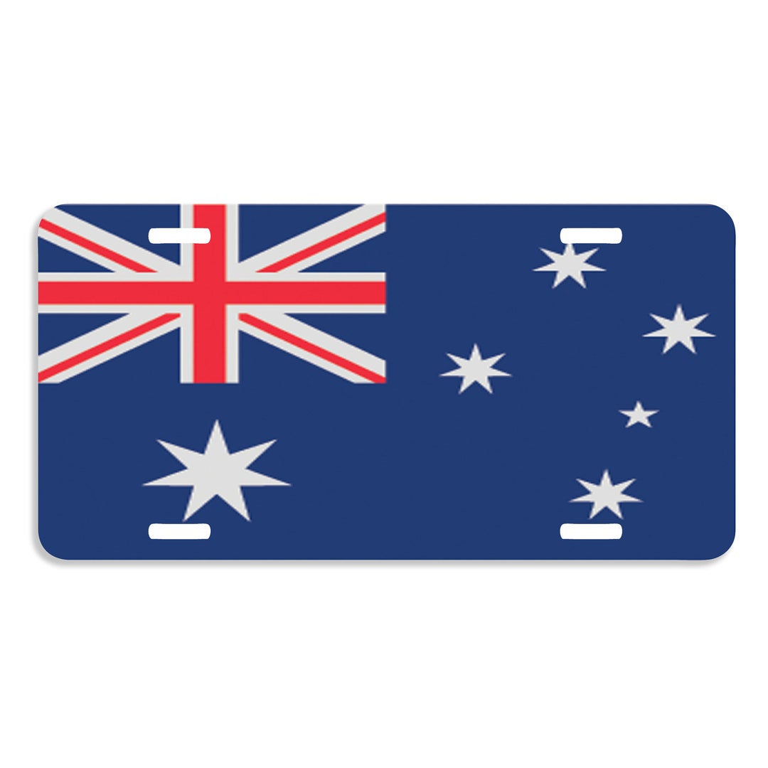 Australian Flag License Plate - Show Your Aussie Heritage - Etsy