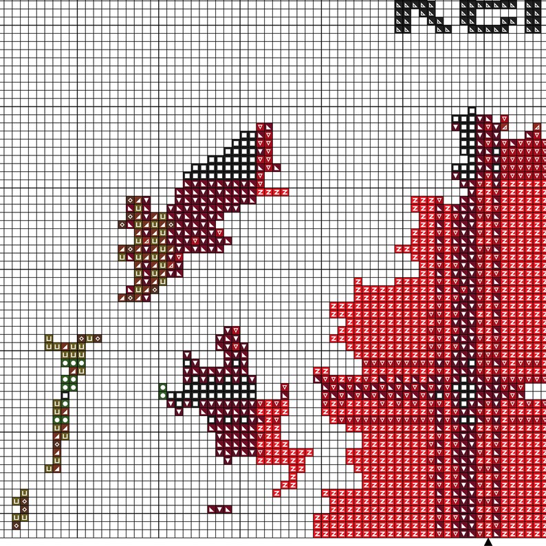 Scotland Map With Kerr Scottish Clan Tartan - Cross Stitch Pattern ...