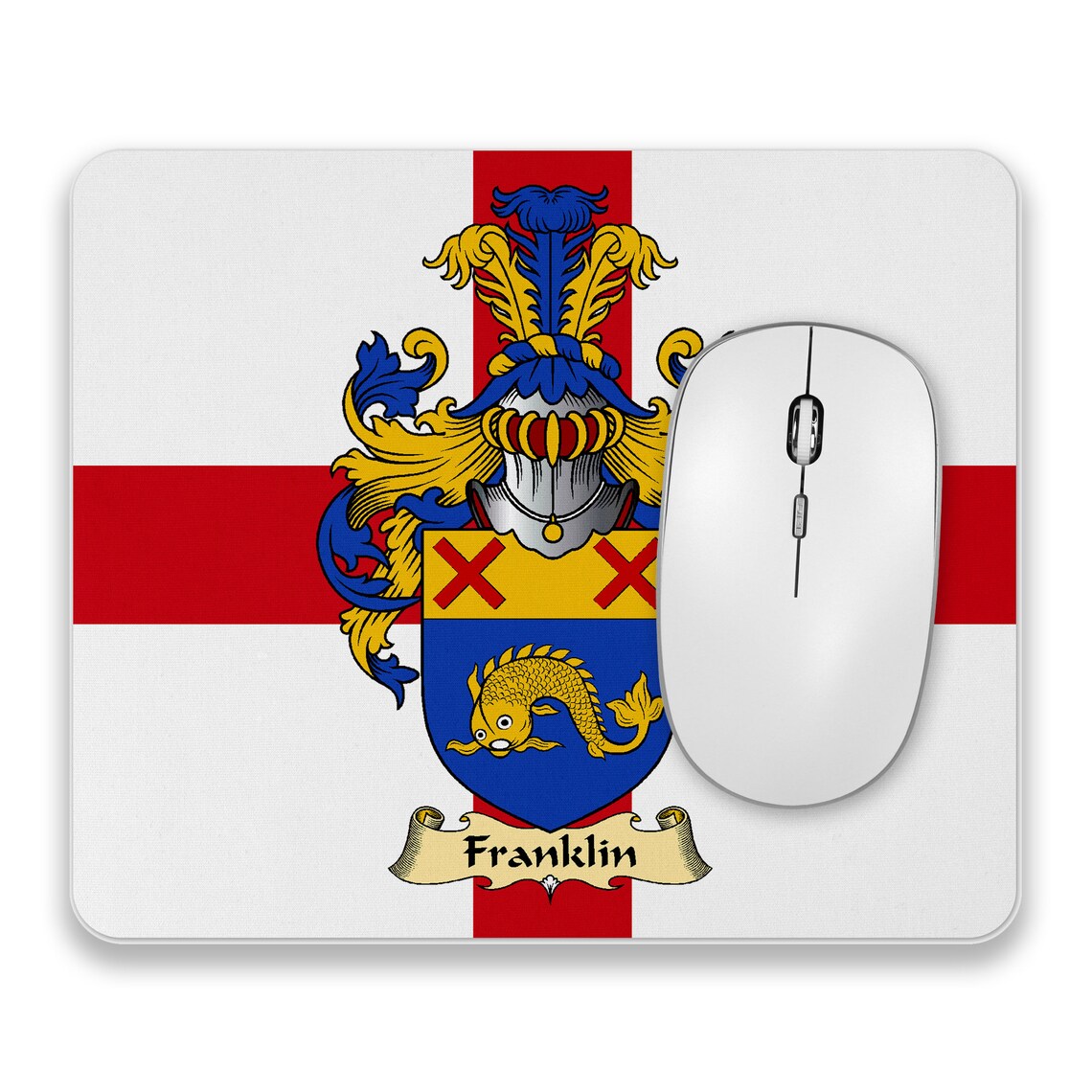 Franklin Coat of Arms - English Heritage Mouse Pad - Etsy