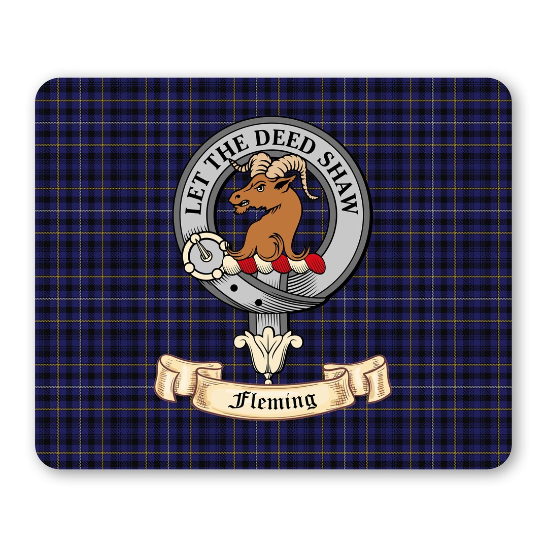 Fleming Scottish Clan Mouse pad con Fleming Clan Crest en - Etsy España