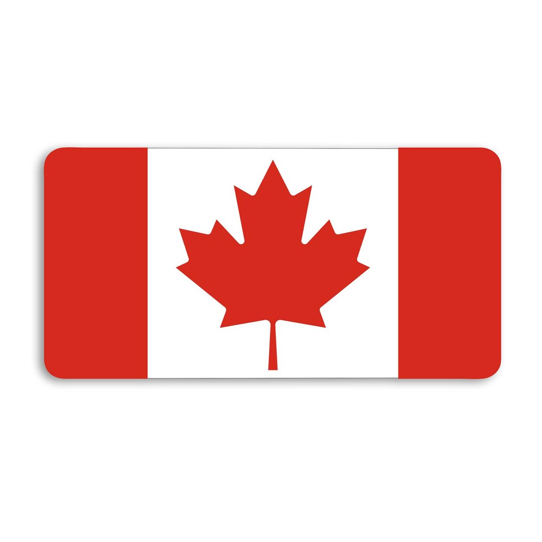 Canada Flag License Plate - Show Your Canadian Heritage - Etsy