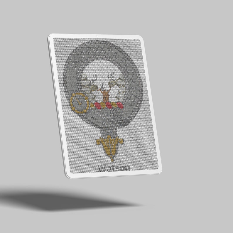 Watson Scottish Clan Crest Cross Stitch Pattern - Download - Etsy