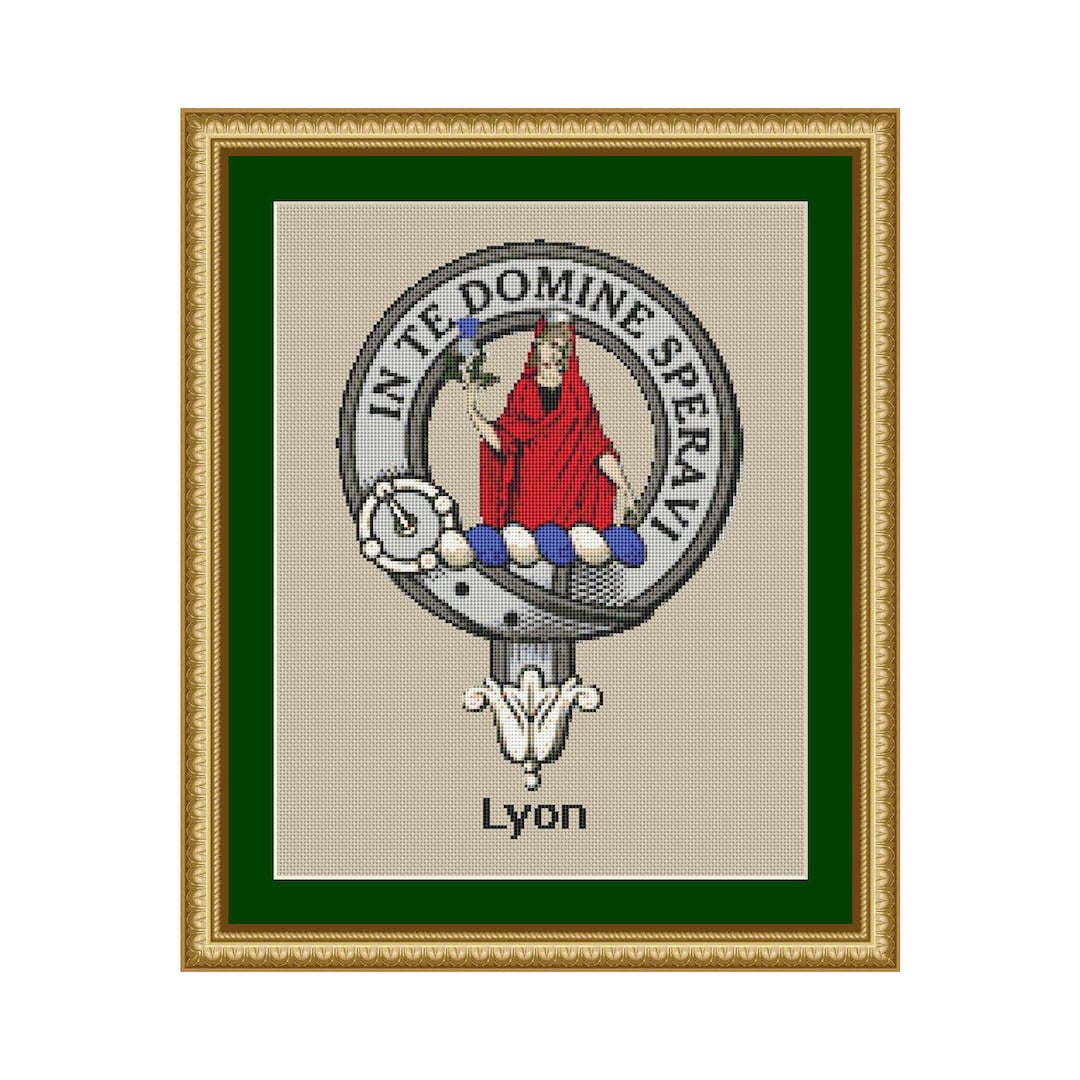 Lyon Scottish Clan Crest Cross Stitch Pattern - Etsy