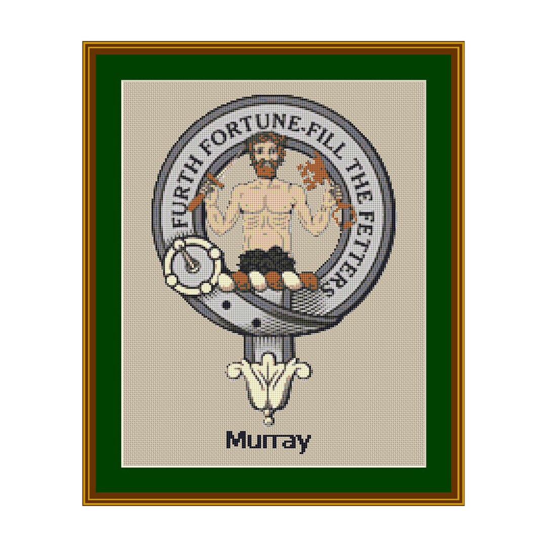 Murray Scottish Clan Cross Stitch Pattern - Etsy