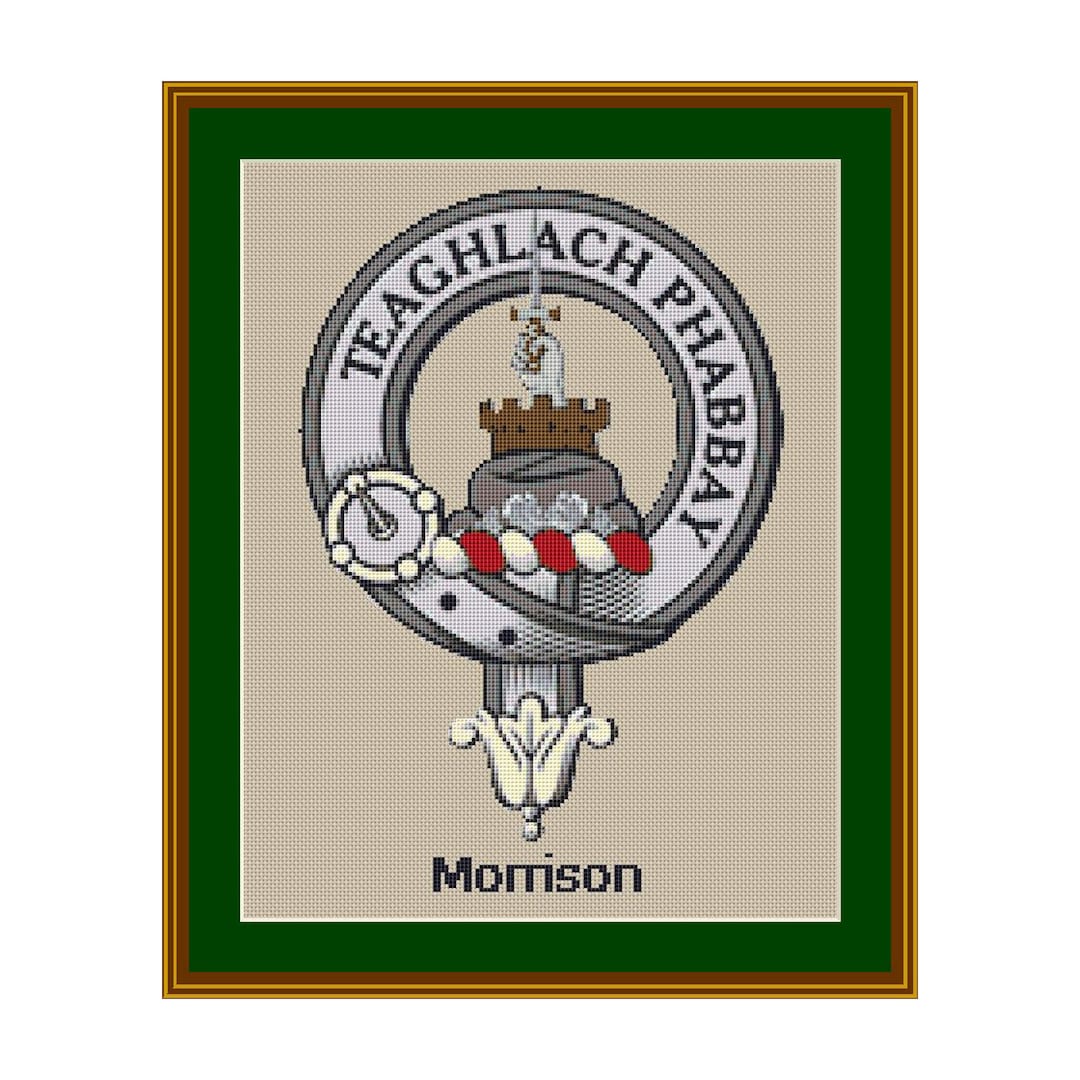 Morrison Scottish Clan Cross Stitch Pattern - Etsy