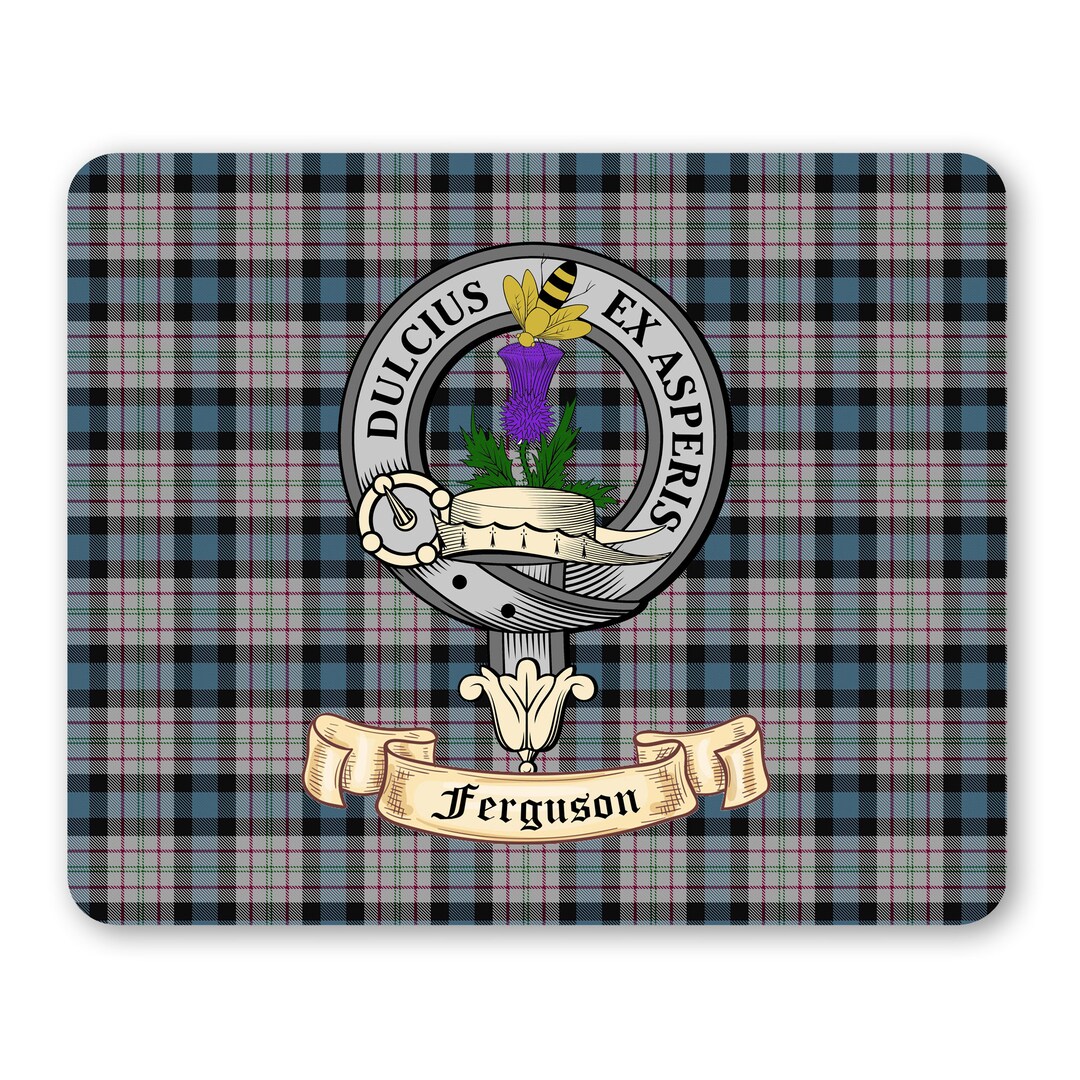 Ferguson Scottish Clan Mouse Pad With Ferguson Clan Crest on Ferguson ...