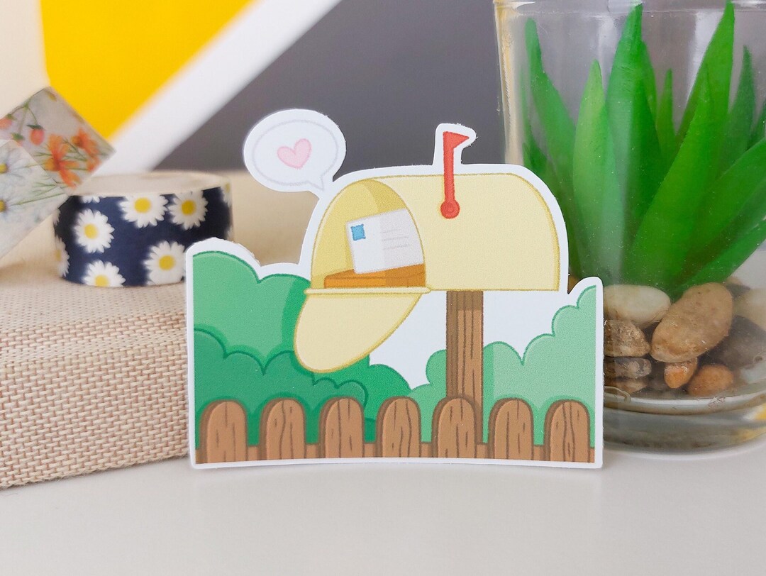 Happy Mail Vinyl Sticker Letter Box Sticker Happy Post Journaling ...
