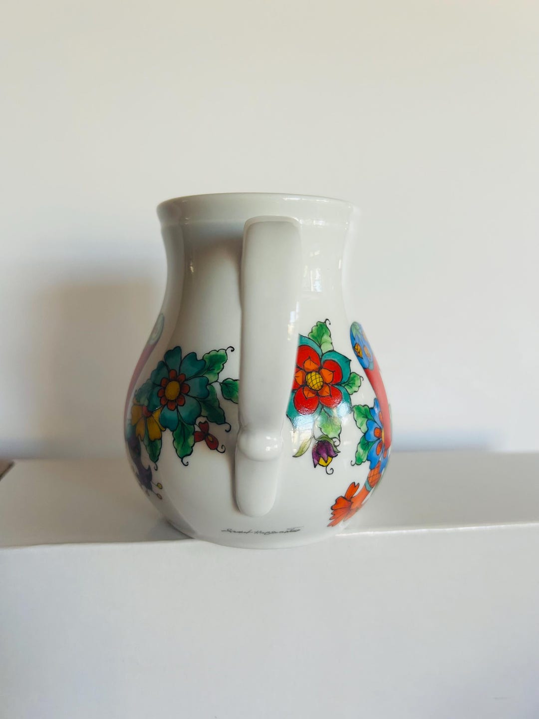 Swedish Dala Horse Pot Belly Coffee Mug. - Etsy