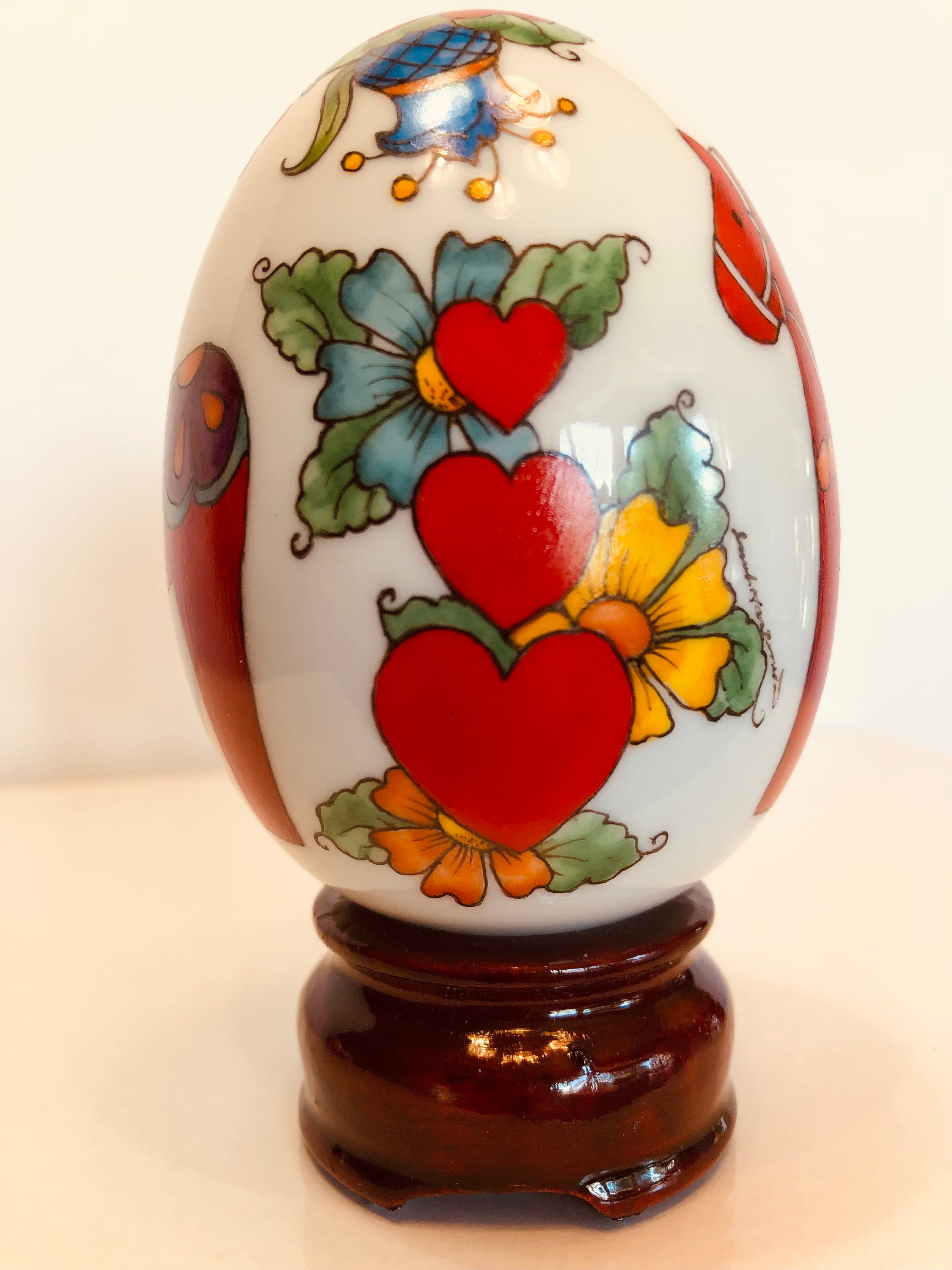 Swedish Dala Horse Egg - Etsy